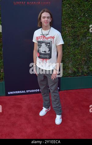 Hunter Troy Rothwell bei der Eröffnung der Halloween Horror Nights in ...