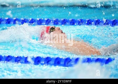 Great Britain's William Ellard during the Men's 100m Backstroke - S14 ...