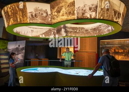 This historical map of Ieper (Ypres), Belgium, created by Braun ...