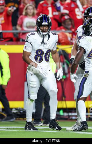 Baltimore Ravens tight end Isaiah Likely runs with the ball after ...