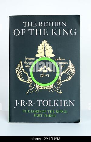 The return of the king book of the lord of the rings saga with the one ...