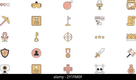 Gaming icons High-Quality Vector Icons Collection with Editable Stroke ...