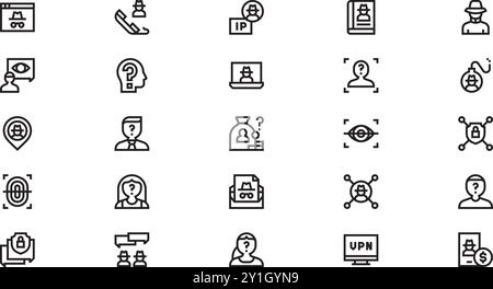 Anonymous characters icons High-Quality Vector Icons Collection with ...