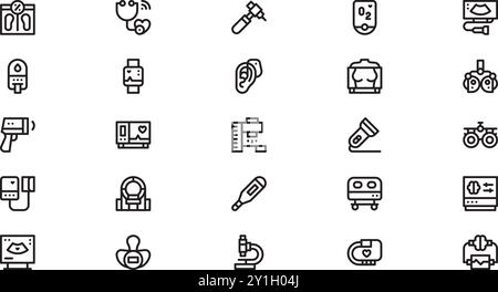 Medical electronic devices icons High-Quality Vector Icons Collection ...