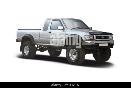 Toyota Hilux pickup truck isolated on white background Stock Photo - Alamy