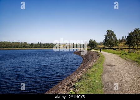 Summer walk by the Turton and Entwistle Reservoir Stock Photo - Alamy