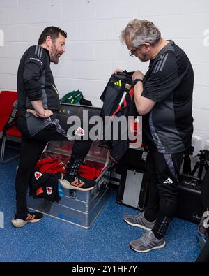CARDIFF, WALES - 06 SEPTEMBER 2024: Wales' goalkeeper Adam Davies during the Group H 2025 UEFA ...