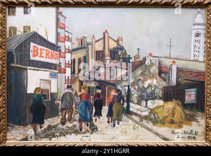 Maurice Utrillo (1883-1955), La Maison Bernot, 1924, Musee de L'Orangerie Museum, Tuileries ...