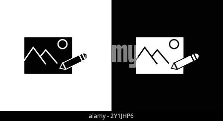 edit image icon - Copy simple flat vector symbol outline collection set ...