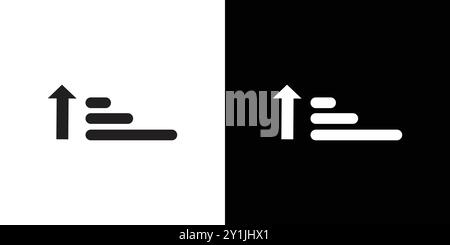 Priority icon simple flat vector symbol outline collection set logo ...