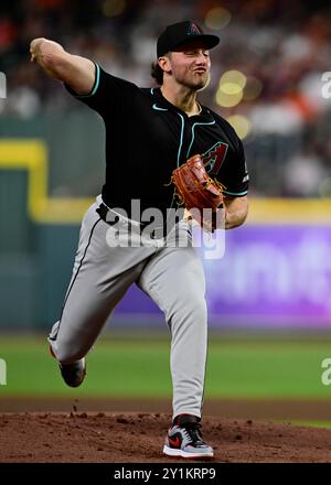 Arizona Diamondbacks pitcher Brandon Pfaadt during a baseball game against the San Francisco ...