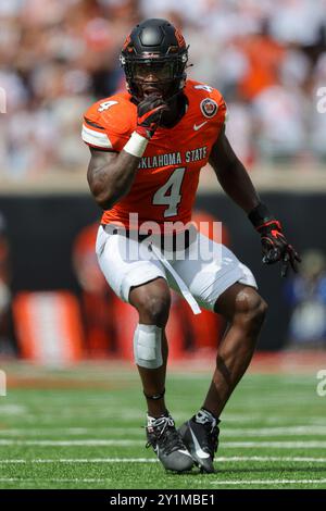 Oklahoma State linebacker Nick Martin (LB15) poses for a portrait at ...