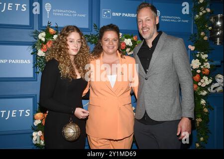 Jada Lynch and Kim Clijsters Stock Photo - Alamy