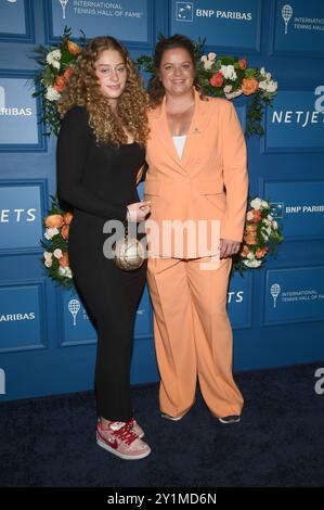 Jada Lynch and Kim Clijsters Stock Photo - Alamy