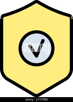 Verified Shield Icon Perfect for Security and Protection. Immune Guard ...
