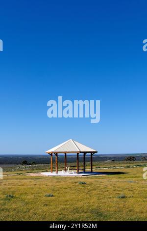 Gazebo shelter in landscape, Mortana, South Australia Stock Photo - Alamy