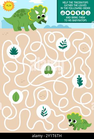 Maze game for kids. Help dinosaur to get to the green egg. Worksheet ...