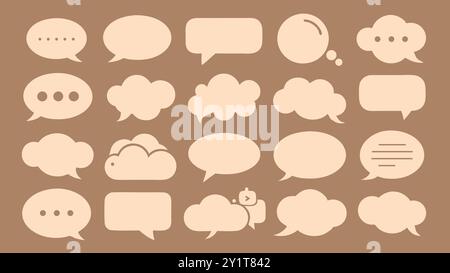 Empty Comment Speech Bubble. Cartoon Text Box for Message, Comic ...