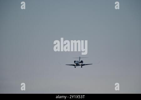Private jet lands at Batumi airport Stock Photo - Alamy