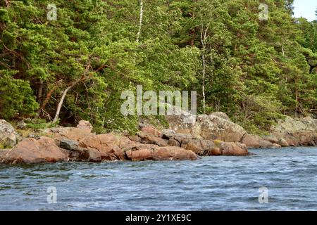 Pellinge archipelago on southern coast of Finland on Suomenlahti, Bay ...