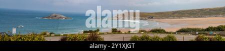 Gorgeous Cornish Coastal Path at Crantock, Cornwall Stock Photo - Alamy