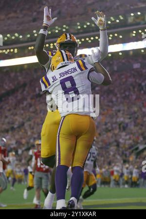 LSU offensive lineman Emery Jones Jr. participates in a drill at the ...