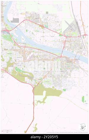Map of the city of Kennewick, Washington Stock Photo - Alamy