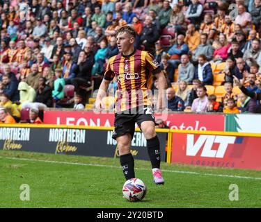 Bobby Pointon of Bradford City during the The Vertu Trophy match ...