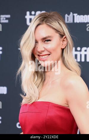 Vanessa Kirby attends the premiere of "Eden", during the 2024 Toronto ...