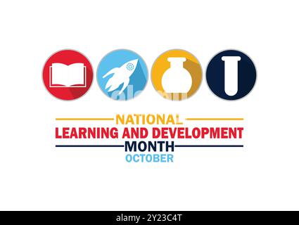 National Learning And Development Month. October. Holiday concept ...