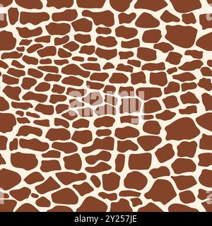 Abstract modern giraffe seamless pattern. Animals trendy background ...