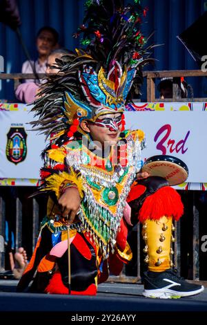 Topeng Ireng dance from Central Java on the 3rd BEN Carnival. This ...