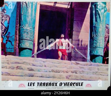 Hercules (1958) - Vintage French Movie Poster Stock Photo - Alamy