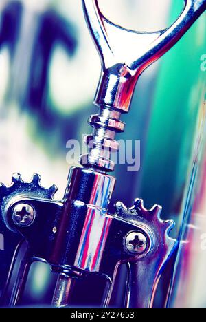 Concept photo of a cork screw Stock Photo - Alamy