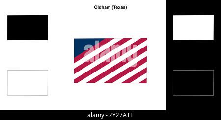 Oldham blank outline map set Stock Vector Image & Art - Alamy