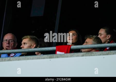 Oslo 20240909. Isabel Haugseng Johansen, the girlfriend of Erling Braut ...