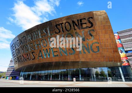 The Millennium Centre concert hall, Cardiff Bay, South Wales, UK. Taken ...