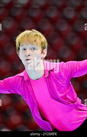Collin MOTLEY (USA), during Senior Men Inline, Short Program, at the ...