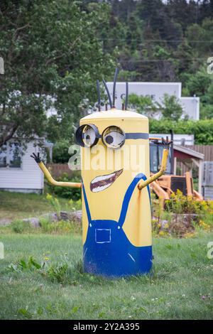 Minion sculpture on NL 80 in Whiteway, Newfoundland & Labrador, Canada ...