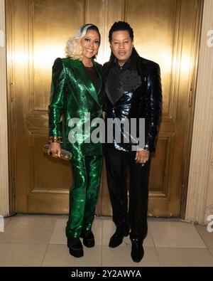 Ty-Ron Mayes attends Malan Breton SS26 NYFW Front Rowat Leman Ballroom ...