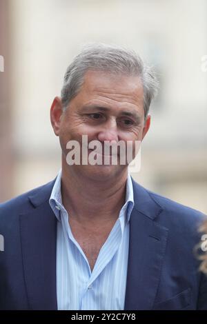 Former Glencore executive Alex Beard arriving at Westminster ...