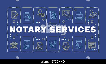 Power of attorney word concept banner. Legal representative. Letter of ...