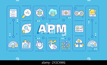 APM blue word concept Stock Vector Image & Art - Alamy