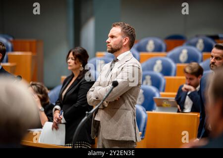 THE HAGUE - Derk Boswijk (CDA) during the swearing-in ceremony as a ...