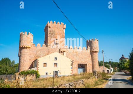 Medieval castle. Guijosa, Guadalajara province, Castilla La Mancha ...