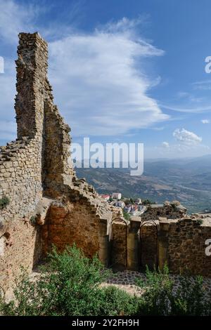View of Colobraro, a village in Basilicata, Italy Stock Photo - Alamy