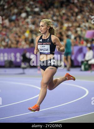 Ali Smith of Great Britain competing in the women’s 400m T38 at the ...