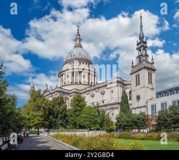 Saint Paul's Cathedral in the City of London, U.K. seen from the ...