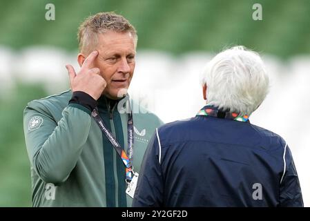 Greece manager Ivan Jovanovic (left) ahead of the UEFA Nations League ...