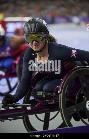Fabienne Andre of Great Britain competing in the women’s 800m T34 at ...